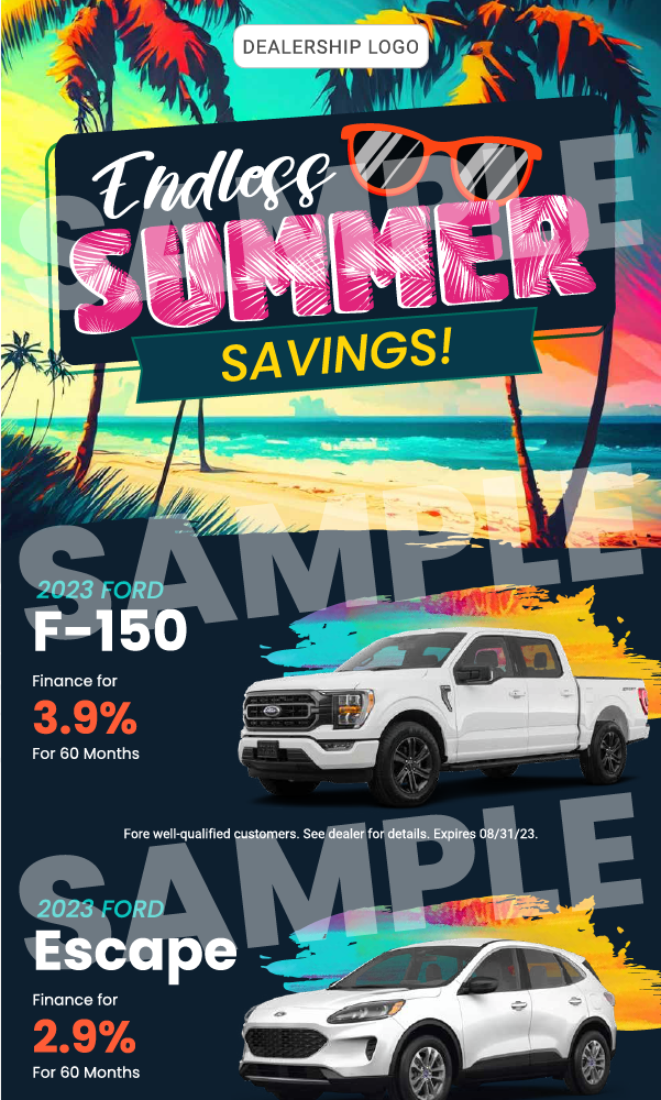 Monthly Email Marketing Campaigns for Dealerships