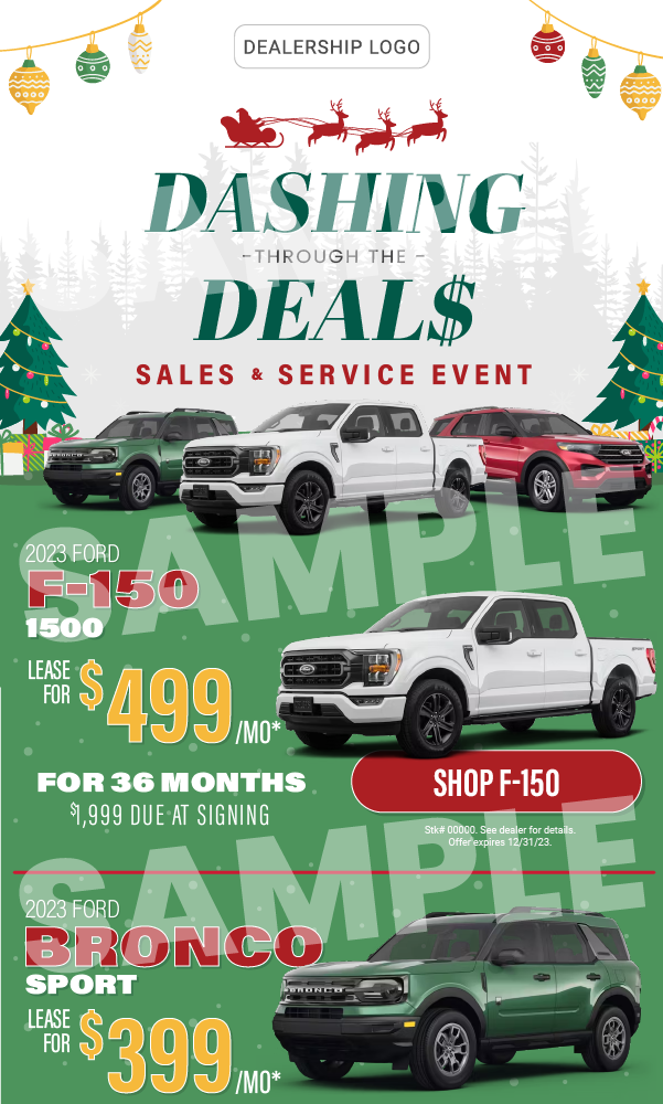 Monthly Email Marketing Campaigns for Dealerships