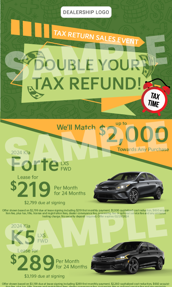 Monthly Email Marketing Campaigns for Dealerships