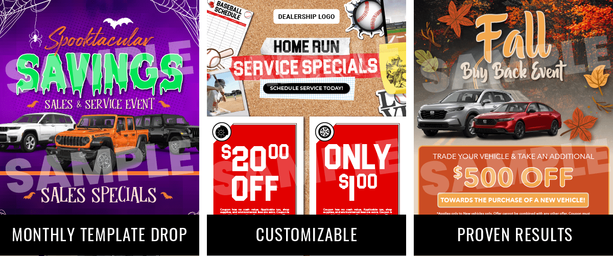 October 2025 Templates - Dealership For Life